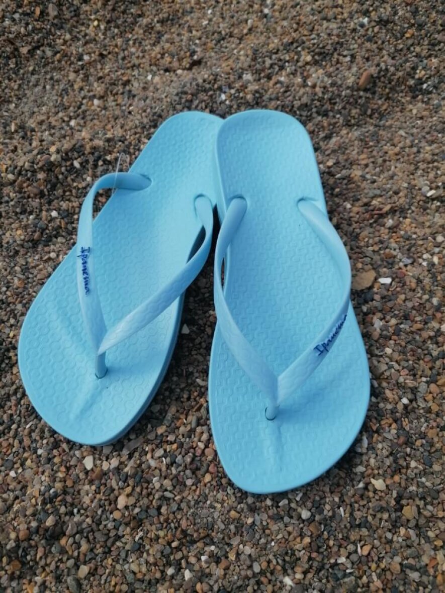 Flotte Ipanema klip klapper i lyseblå