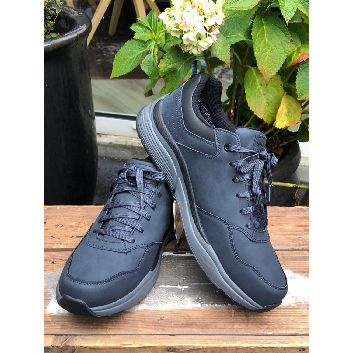 Vandtæt sneakers herresko med snøre